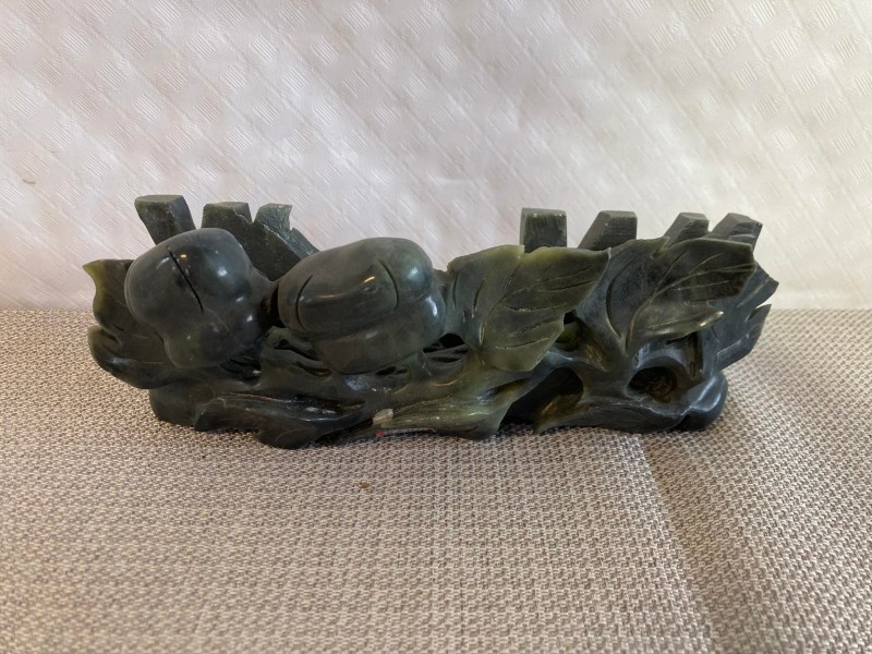 Groen stenen beeld - Kringwinkel