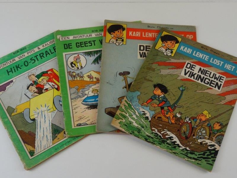 Bob mau: 4 albums 2 van Kari Lente en 2 van Pits en Kaliber jaren '60 ...