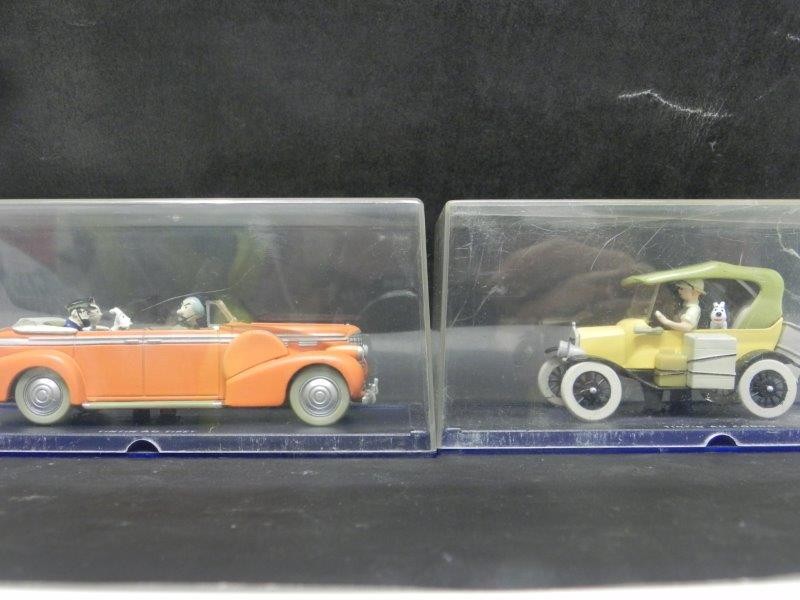 Lot van 2 Tintin autotjes - Kringwinkel