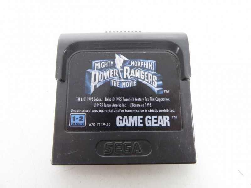Sega Game gear - Mighty morphin Power rangers - Kringwinkel
