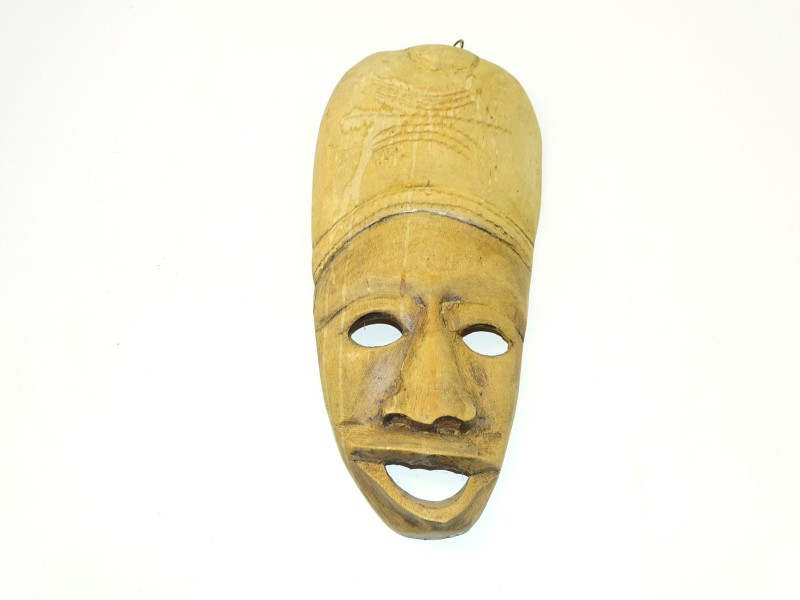 Handgesneden Masker, Etnische Kunst - Kringwinkel