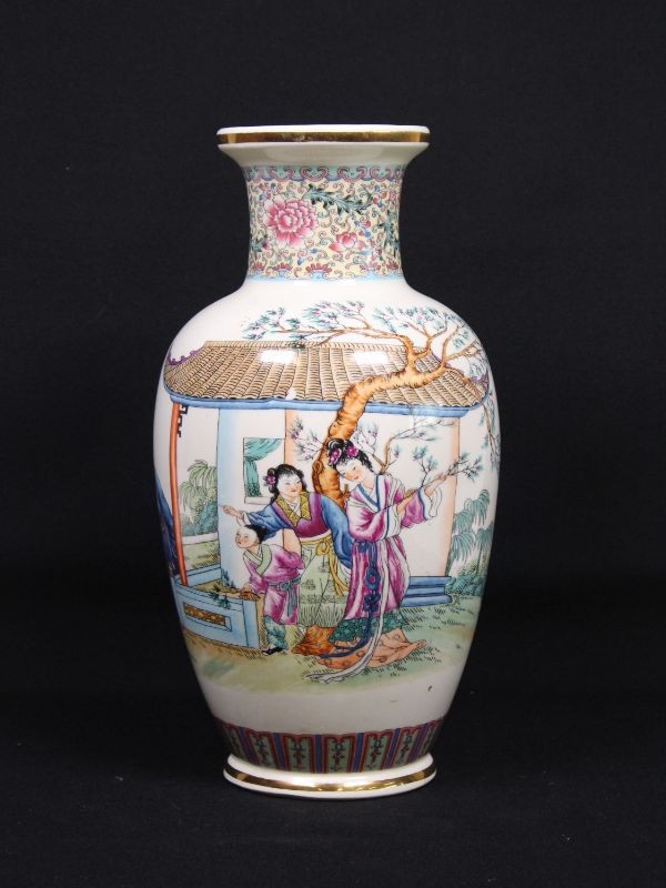 Chinese Vaas met Geisha’s - Kringwinkel