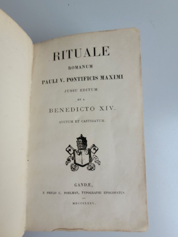 Rituale Romanum, Pauli V. Pontificis Maximi, Jussu Editum, Benedicto ...