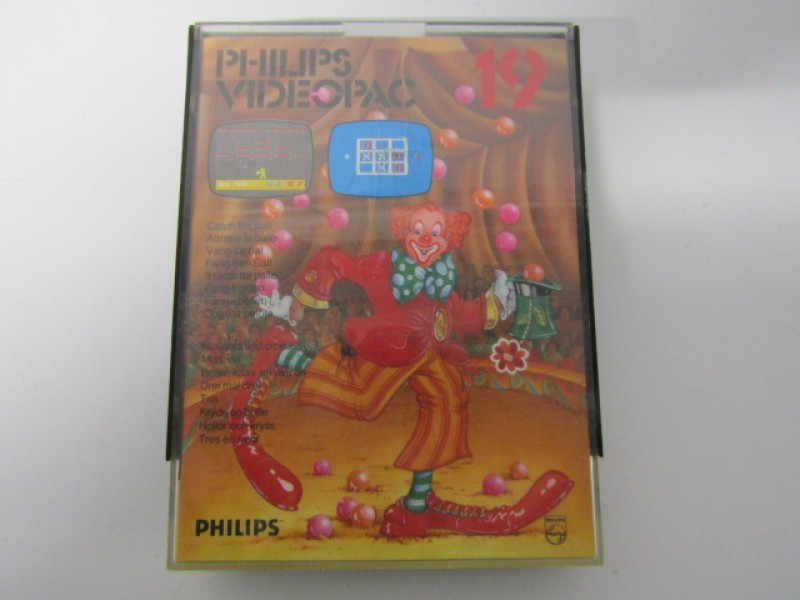 Philips Videopac Game nr 19: Catch The Ball + Oxo - Kringwinkel