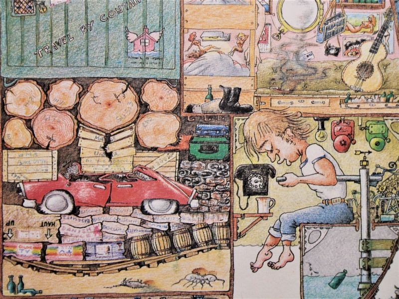 Rogier Mekel voor 'The treasure chest' - Rotterdam - vintage poster ...