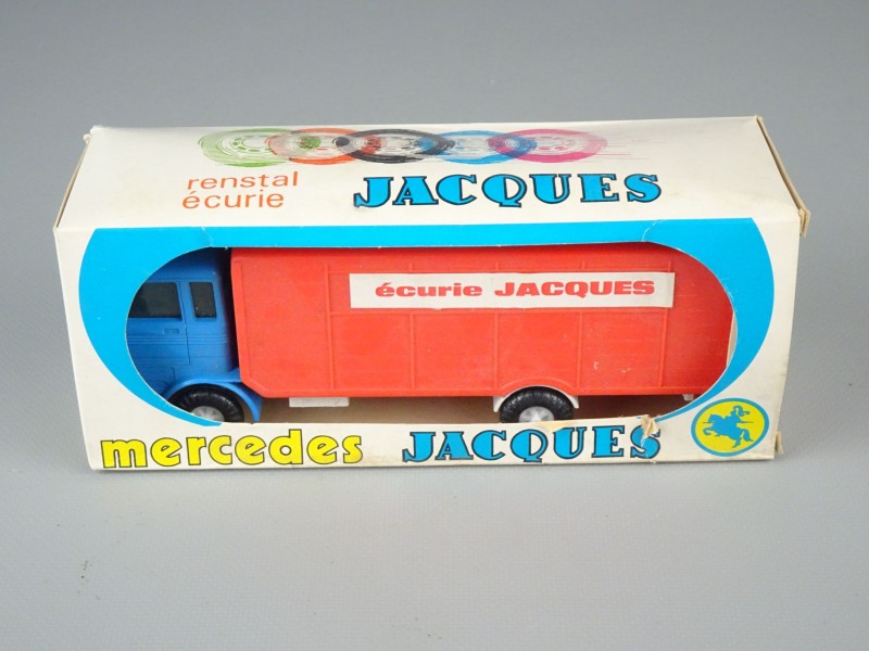 Vintage toy: Mercedes truck reclame Jacques chocolade in originele ...