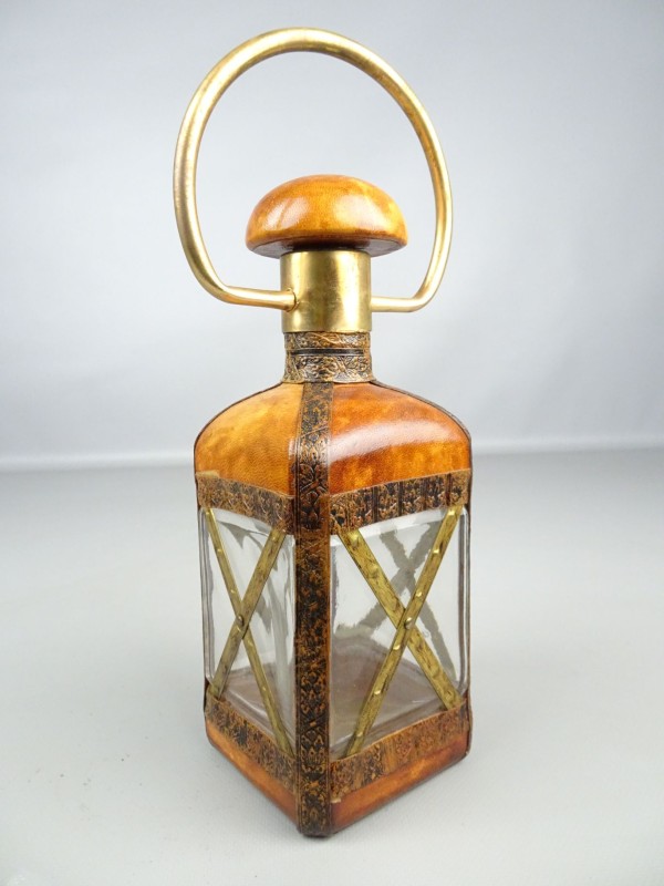 Fles made in Italy, genuine Leather. - Kringwinkel