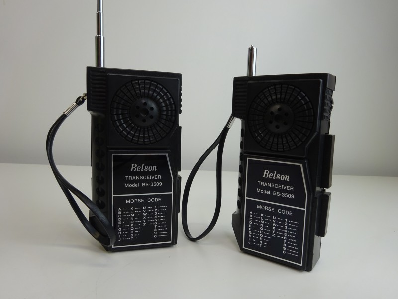 Vintage Walkie Talkies, Morse Code, Belson - Kringwinkel