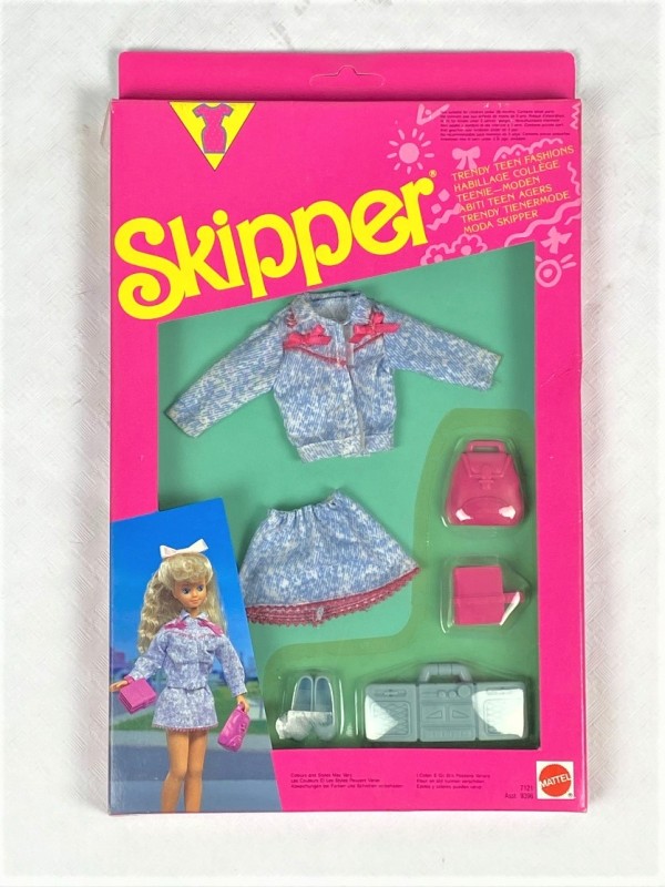 Skipper - set van 3 fashion sets - 1991 - Mattel - ongeopende ...