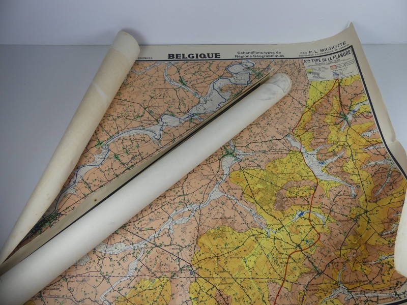 Vintage Kaarten op rol - Kringwinkel