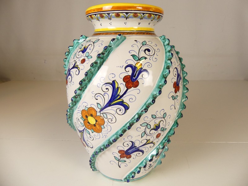 Grote Italiaanse Deruta vaas - Kringwinkel