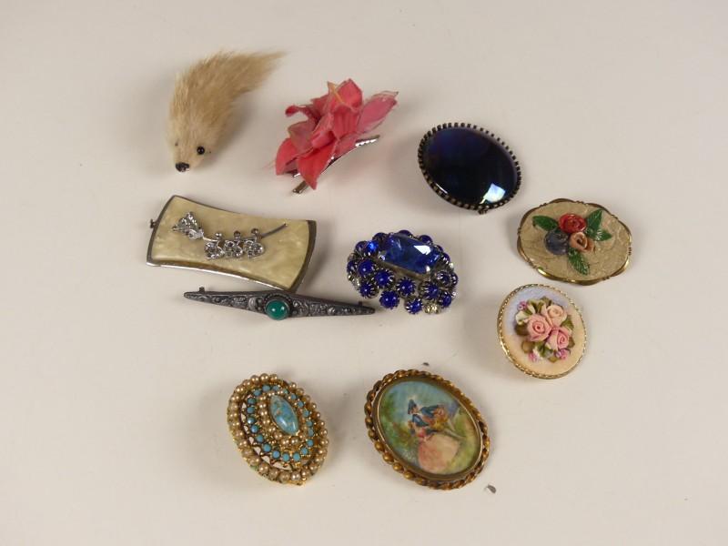 Vintage broche spelden - Kringwinkel
