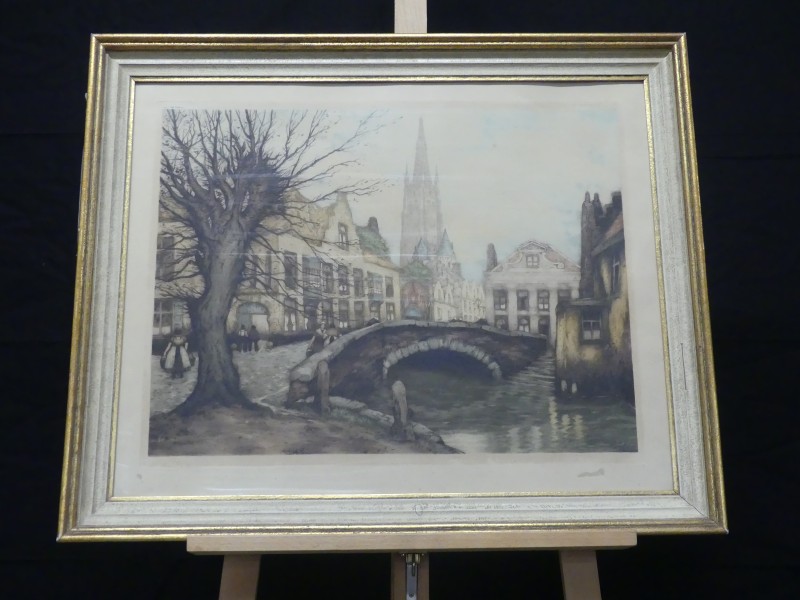 'Ochtend in Brugge' door Jef Codron - Kringwinkel