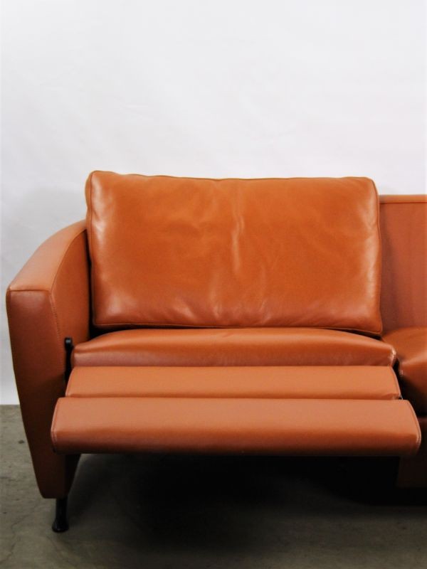 Dubbele design relaxzetel - FSM - soepel leder - Kringwinkel