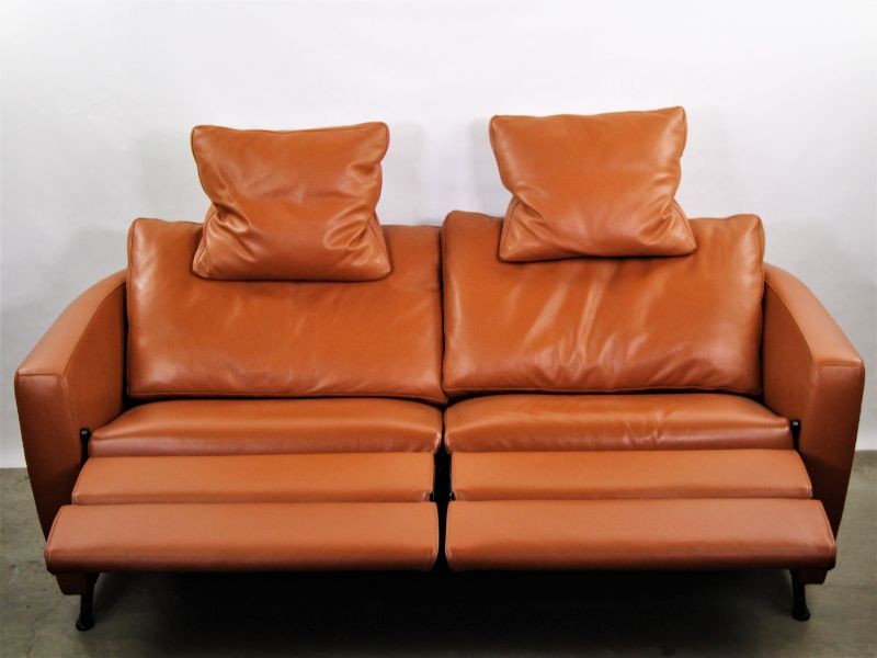 Dubbele design relaxzetel - FSM - soepel leder - Kringwinkel