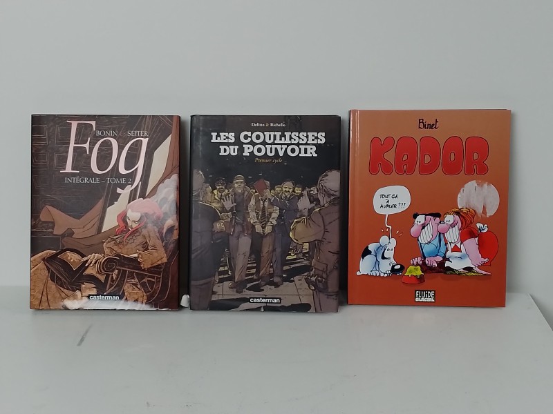 Set 3 Stripboeken - hardcover - Kringwinkel