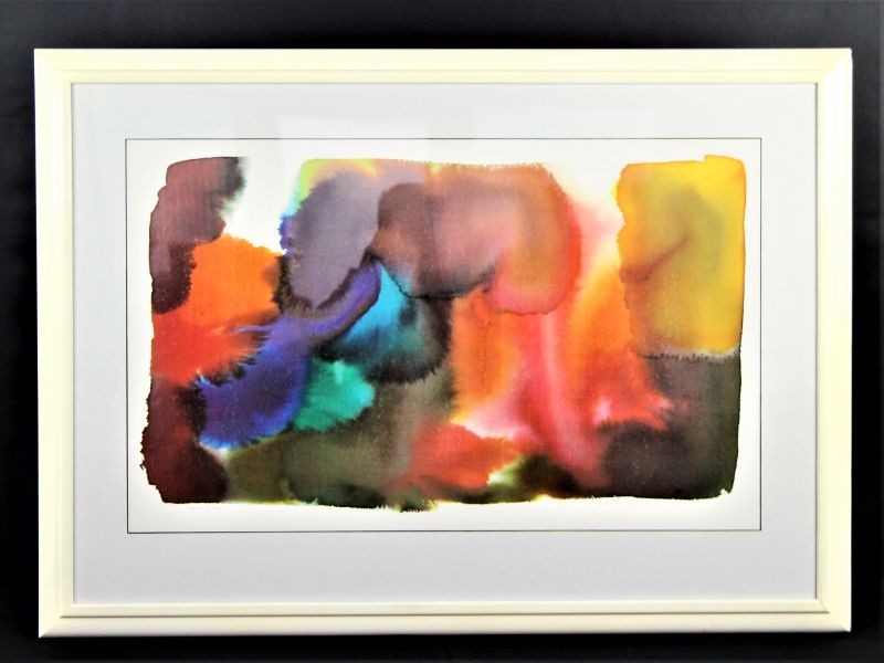 Offset print Amanda Roth Block - Expanding Red - 1980 - Kringwinkel