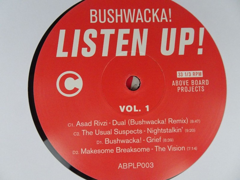LP - Listen up - Bushwacka - dubbelplaat - Kringwinkel