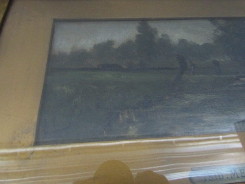 Schilderij, Isidore Meyers, Landschap - Kringwinkel