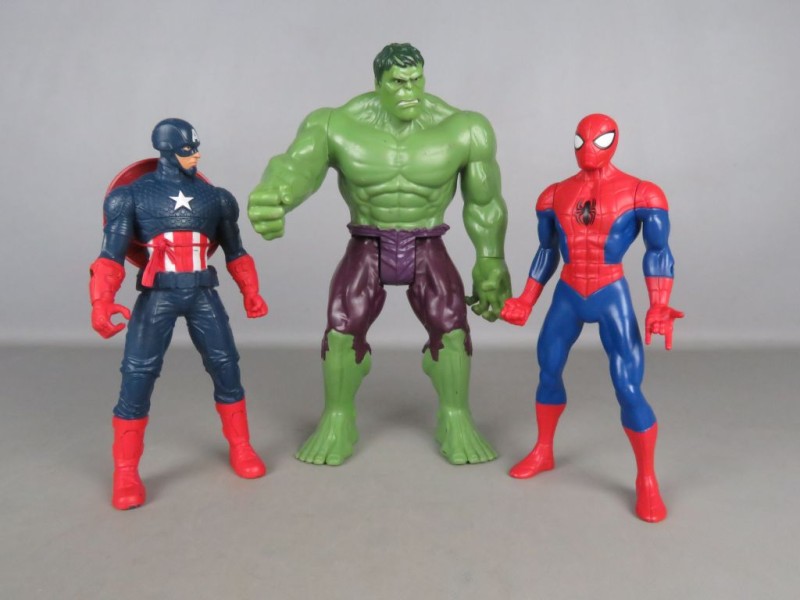 3 Marvel superhelden - Kringwinkel