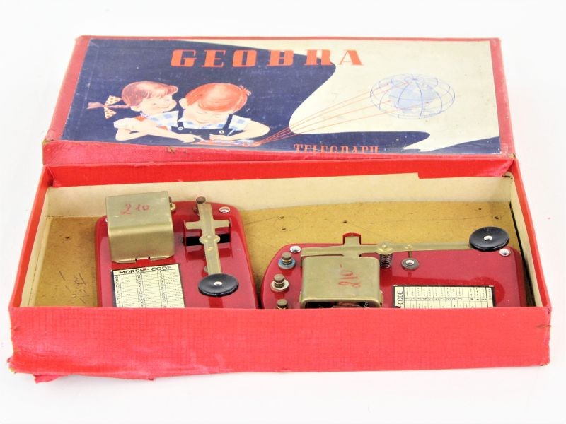 Geobra vintage telegraph - Kringwinkel