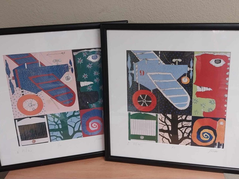 2 Litho's Christian Silvain - Kringwinkel