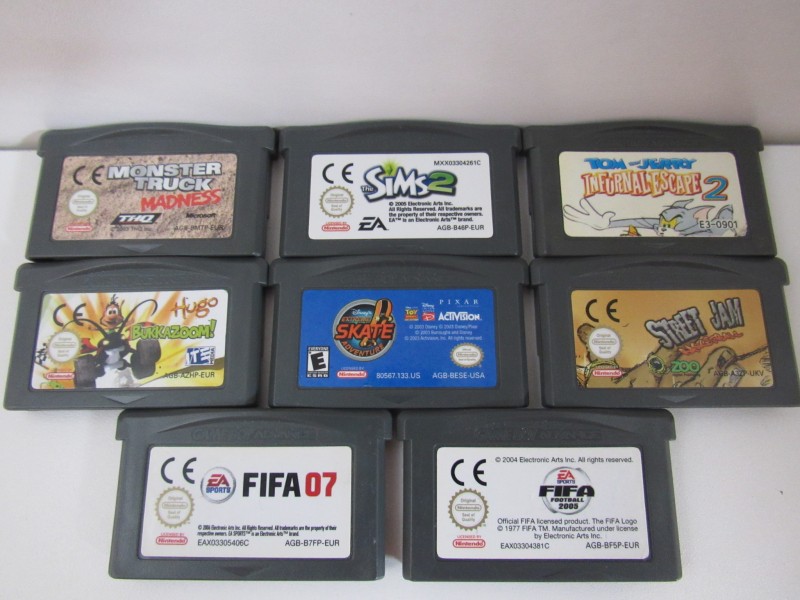 Game Boy Advance Cartridges (set 2) - Kringwinkel