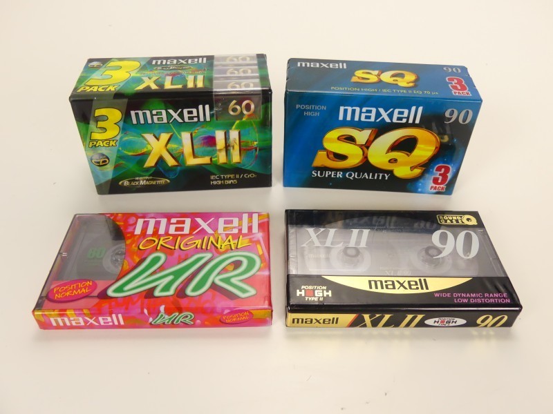Exel, Maxell + TDK.. Cassettes - Kringwinkel