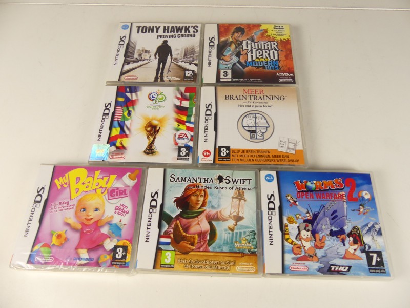 7 Nintendo DS spellen - Kringwinkel