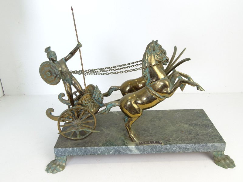 Messing Beeld: Achilleus, Made In Greece - Kringwinkel