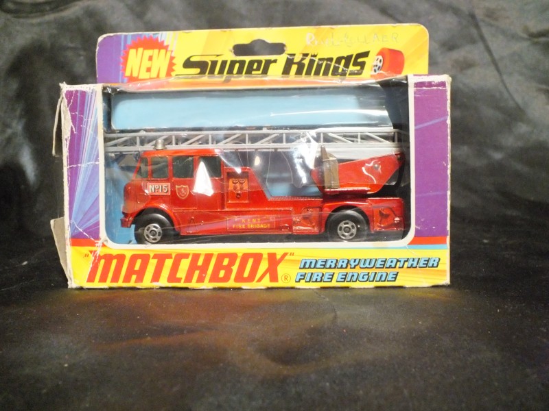 Matchbox + Doos: K-15, Brandweerwagen, 1971 - Kringwinkel