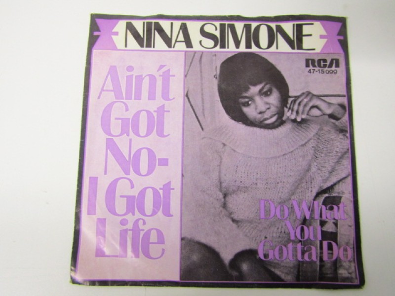 Single Nina Simone, Ain’t got No-I Got Life, 1968 - Kringwinkel