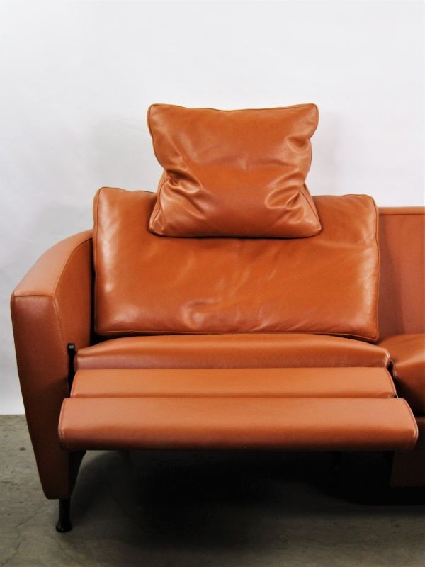 Dubbele design relaxzetel - FSM - soepel leder - Kringwinkel