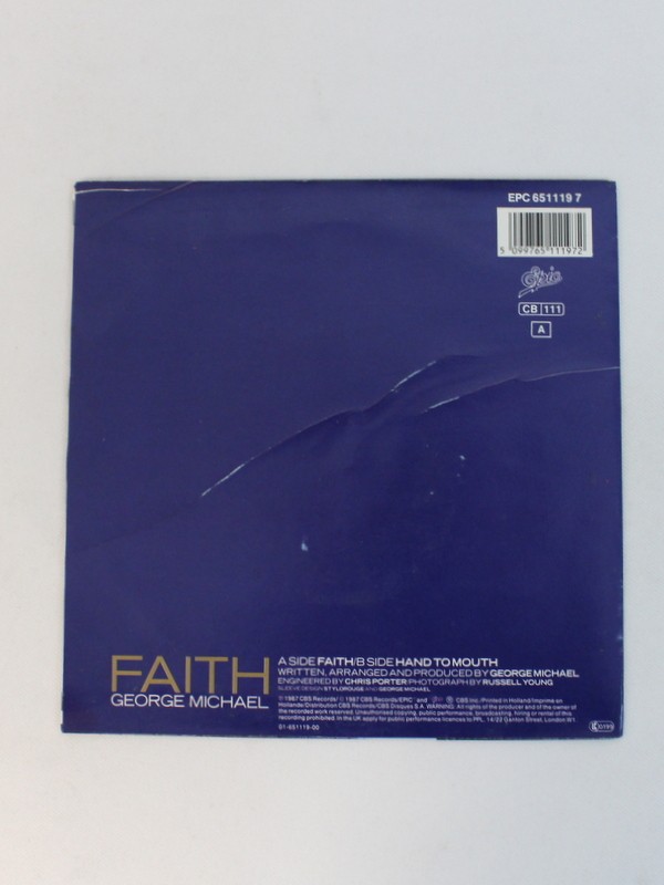 Single Vinyl George Michael – Faith - Kringwinkel