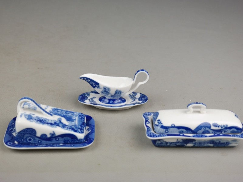 Blue collection klein servies - Kringwinkel