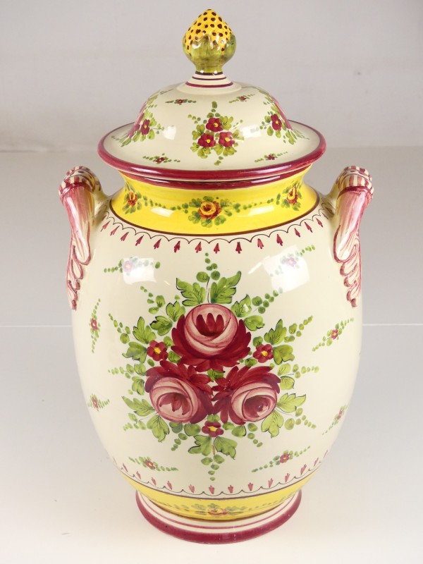 Italiaanse Keramische Deruta Vaas - Kringwinkel