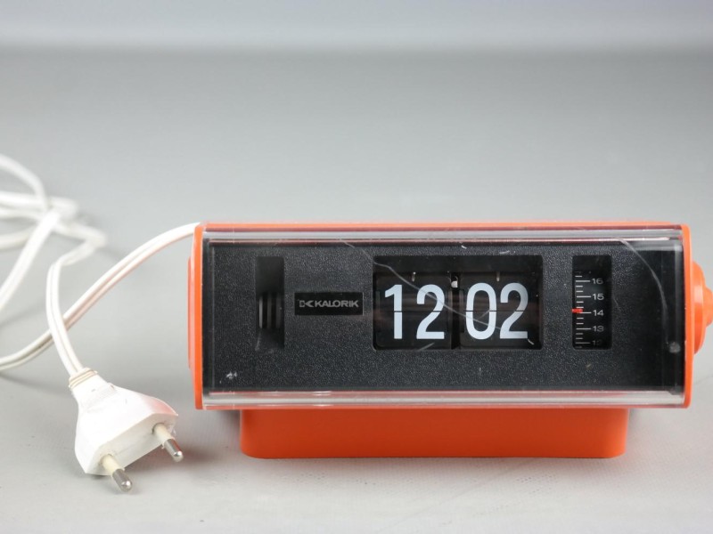 Retro jaren '70 Kalorik flip-clock - Kringwinkel