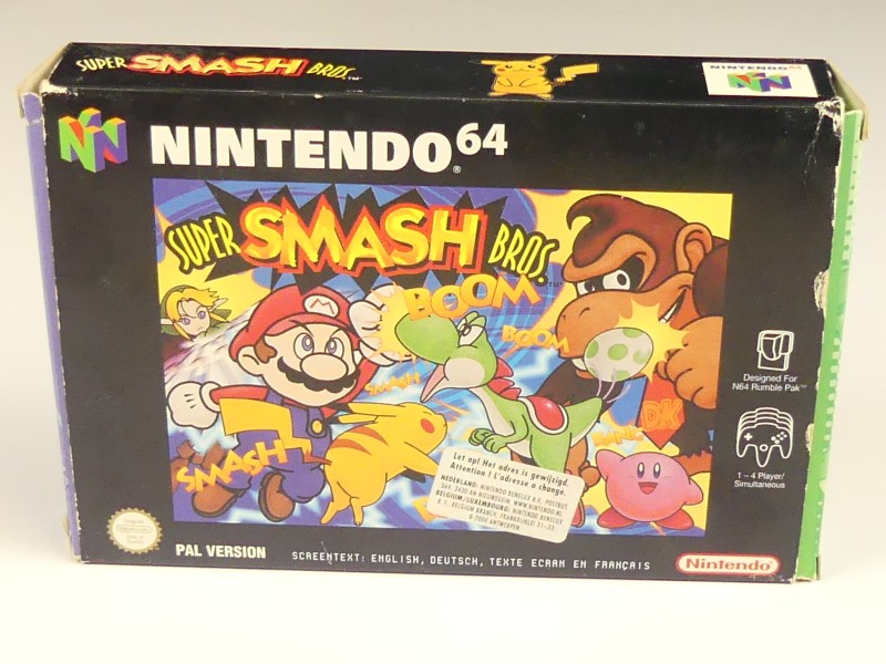 Nintendo 64 Super Smash Bros Kringwinkel