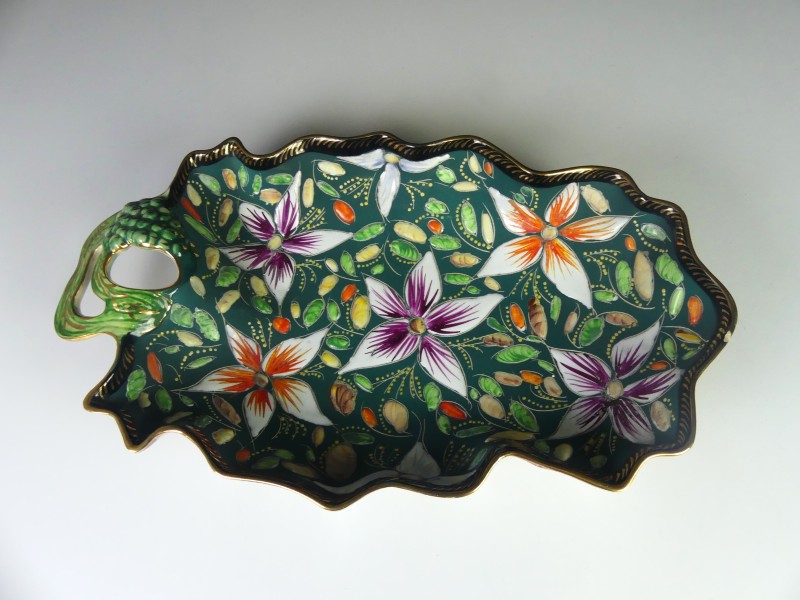 Vintage schaal Hubert Bequet Quaregnon - Kringwinkel