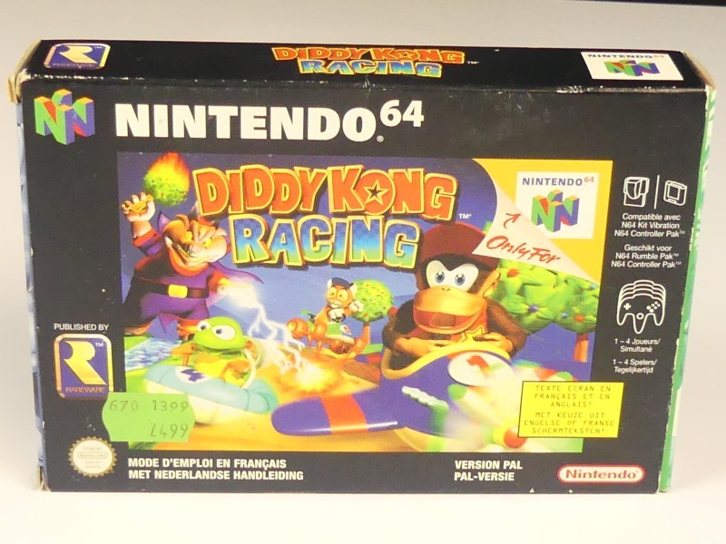 Nintendo 64 - Diddy Kong Racing - Kringwinkel Nintendo 64 - Diddy Kong Racing - Kringwinkel