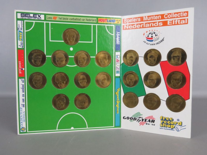 Spelers munten Nederlands elftal WK 1990 - Kringwinkel
