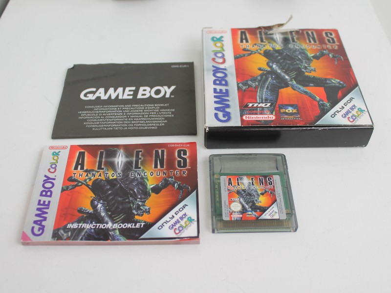 Gameboy Color game - Aliens Thanatos Encounter - Kringwinkel