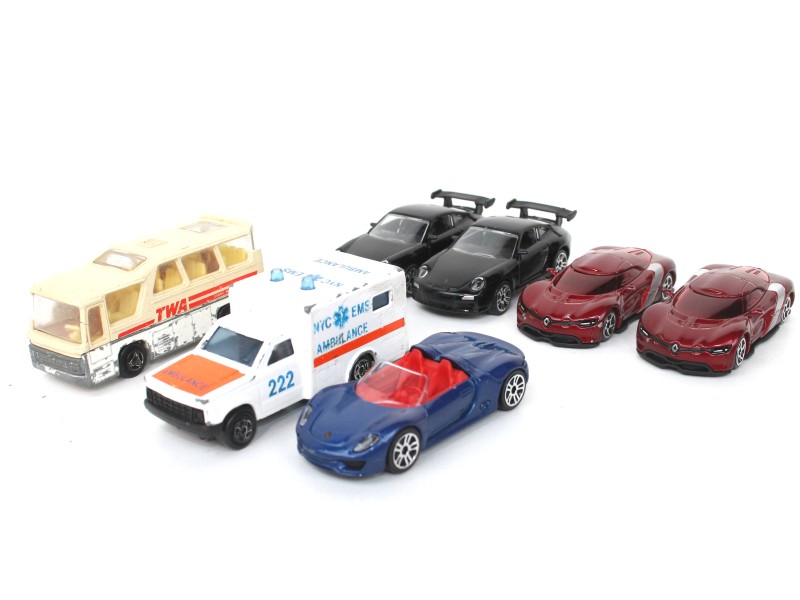 Lot van 7 autootjes - Majorette - Kringwinkel