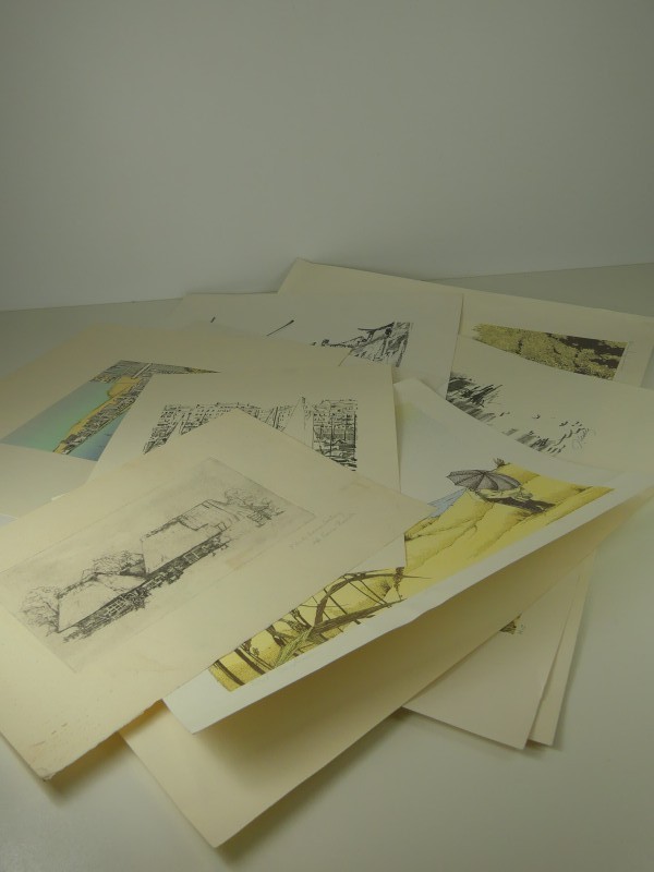 9 Multiple - prints van verschillende kunstenaars - Kringwinkel