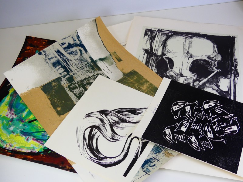 6 multiple/prints verschillende thema's & kunstenaars - Kringwinkel
