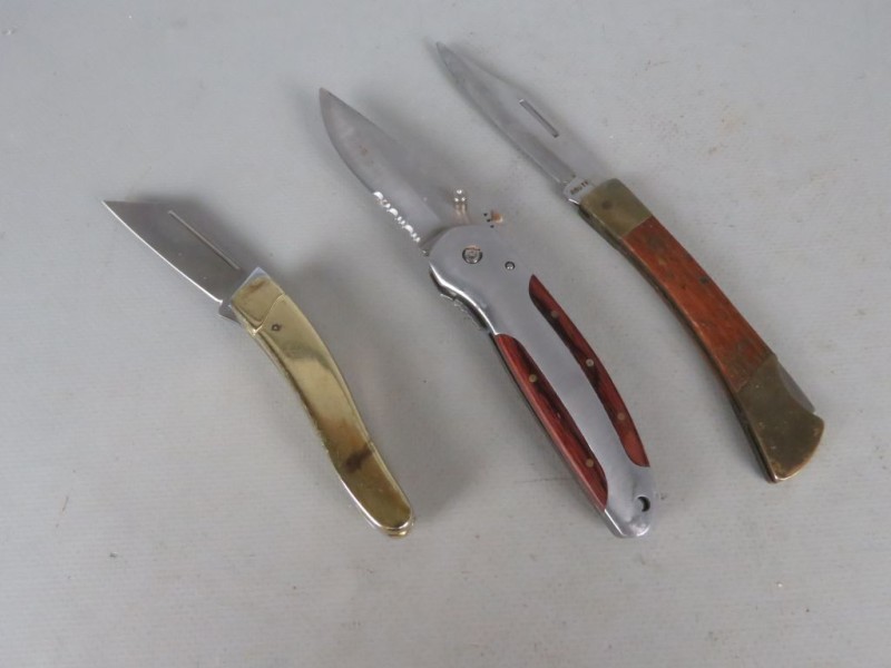 3 vintage zakmessen - Kringwinkel