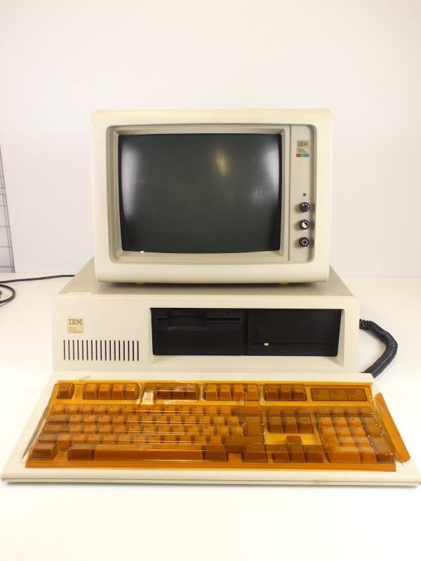 Vintage IBM 5162 (XT/286) Personal Computer + keyboard + scherm ...