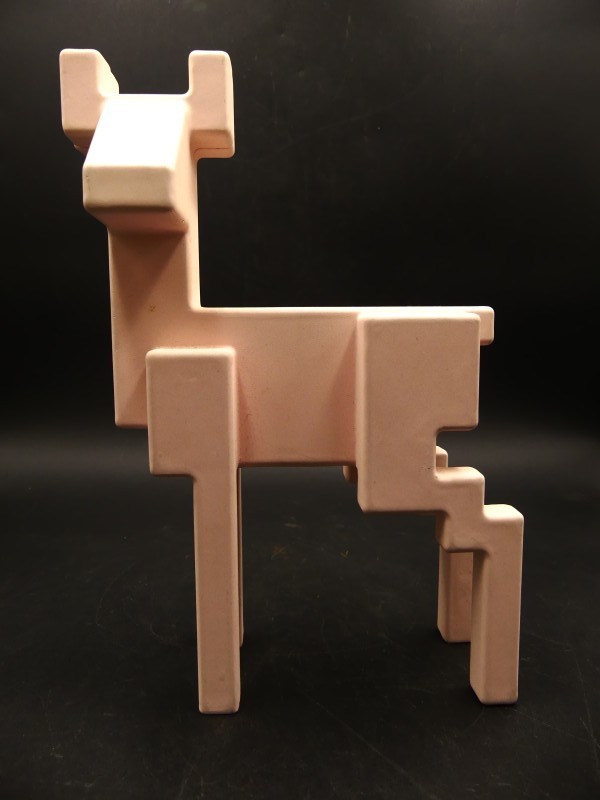 Vintage IKEA Hert roze - Monika Mulder - Kringwinkel