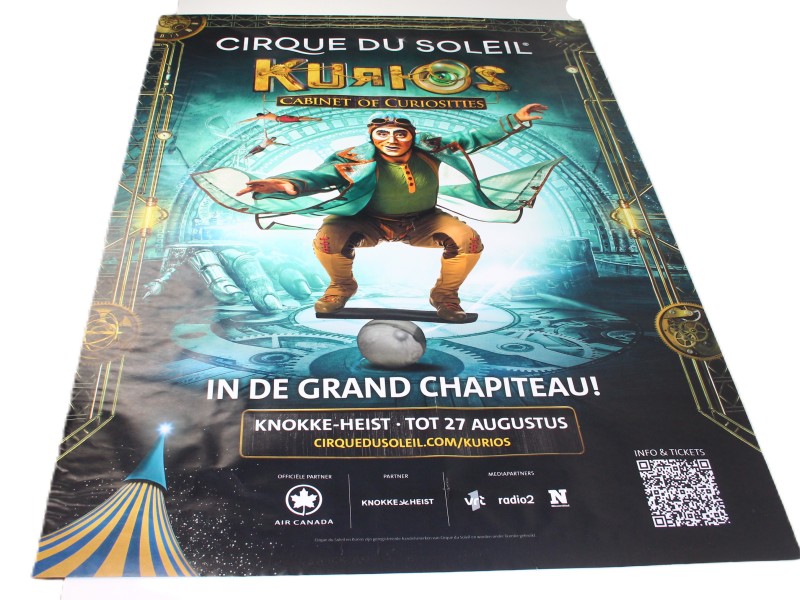 Poster Cirque Du Soleil - Kurios - Kringwinkel