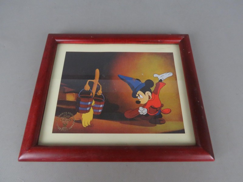 Exclusieve Mickey Mouse prent in kader - Kringwinkel